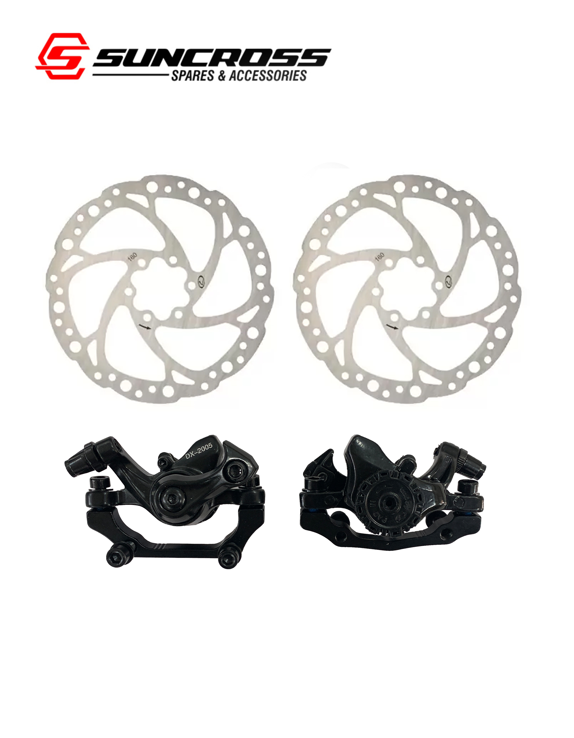 LOGAN MECHANICAL DISC BRAKE SET