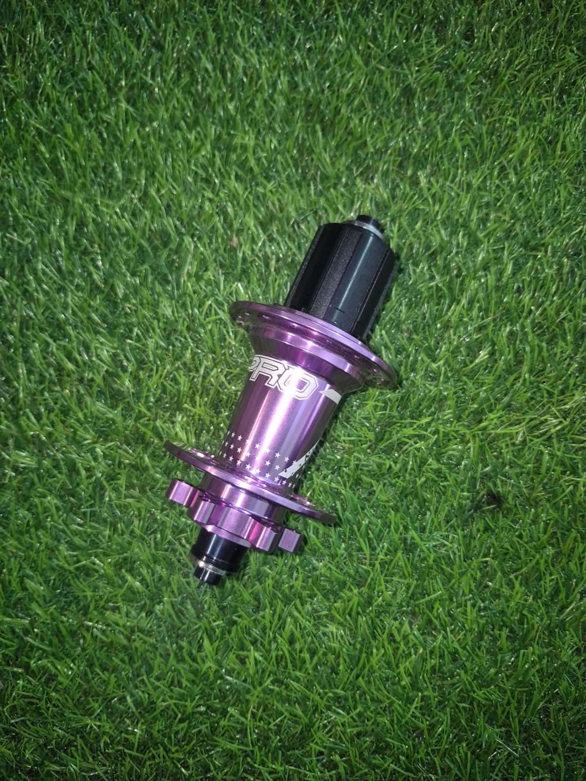 HASSNS PRO7 MTB Hub 6 Pawls 4 Bearing Rear Hub HG 32 Holes Red Purple
