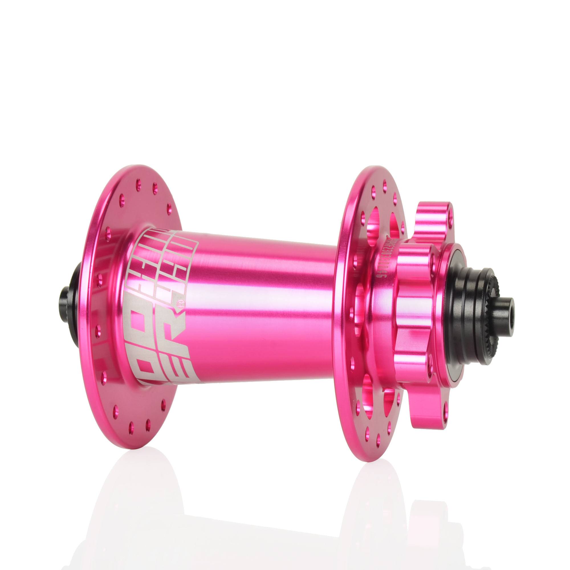 Koozer XM490 Pro Front Hub Pink 32H QR 6 Bolt Disc