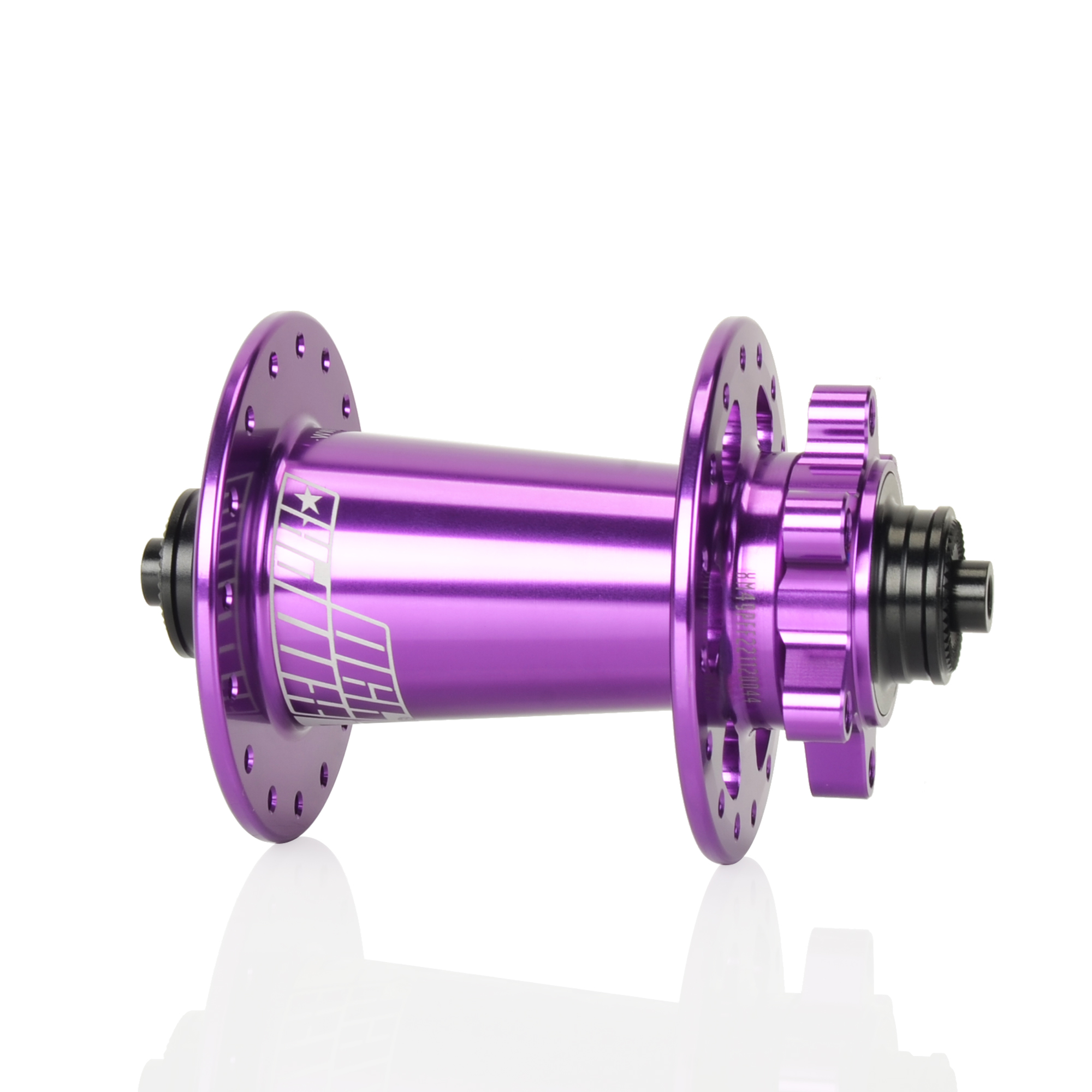 Koozer XM490 Pro Front Hub Purple 32H QR 6 Bolt Disc