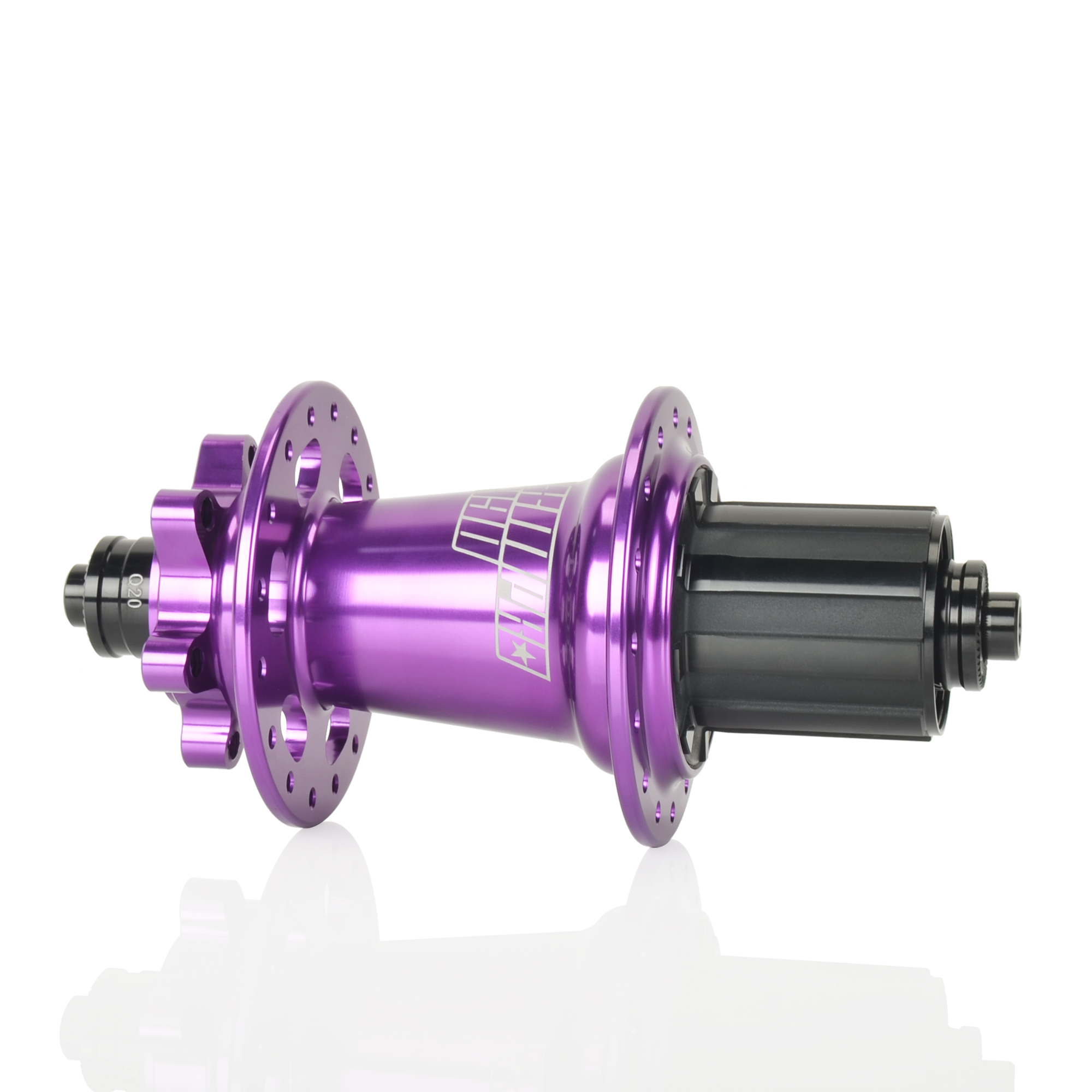 Koozer XM490 PRO Rear Hub - Purple (32H, 6-Bolt Disc) HG Body QR